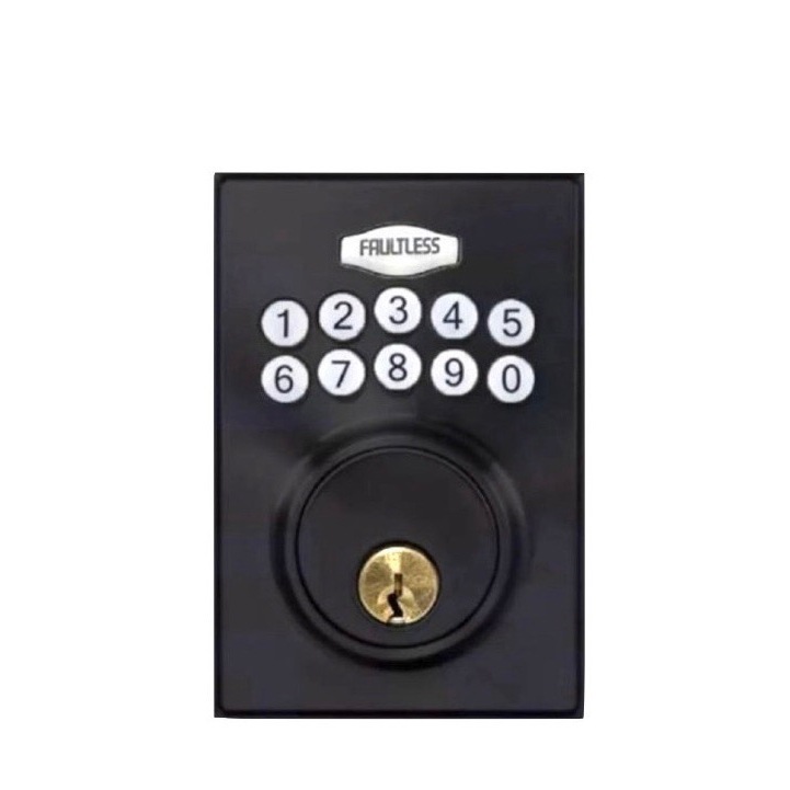【FAULTLESS 加安】 KD-308P KD308P 密碼 鑰匙 門鎖 電子鎖 輔助鎖 代客安裝 | 蝦皮購物