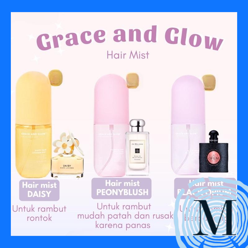 Grace and Glow Hair Mist Vitamin Rambut Parfum Spray MKBT131 | 蝦皮購物