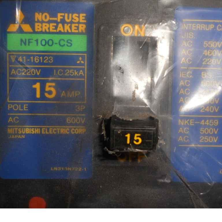 日本 三菱 Breaker斷路器NF100-CS NF100-SS NF100-HS 3P 15A-100A無熔絲開關 | 蝦皮購物