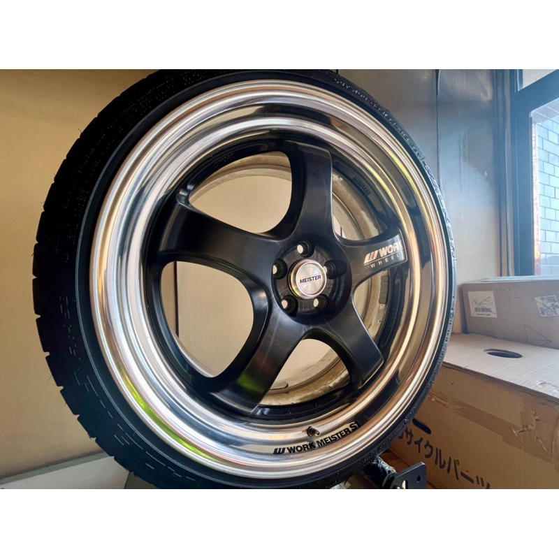 收訂 日本 WORK MEISTER S1R 19吋 5孔100 含胎225/35ZR19 | 蝦皮購物
