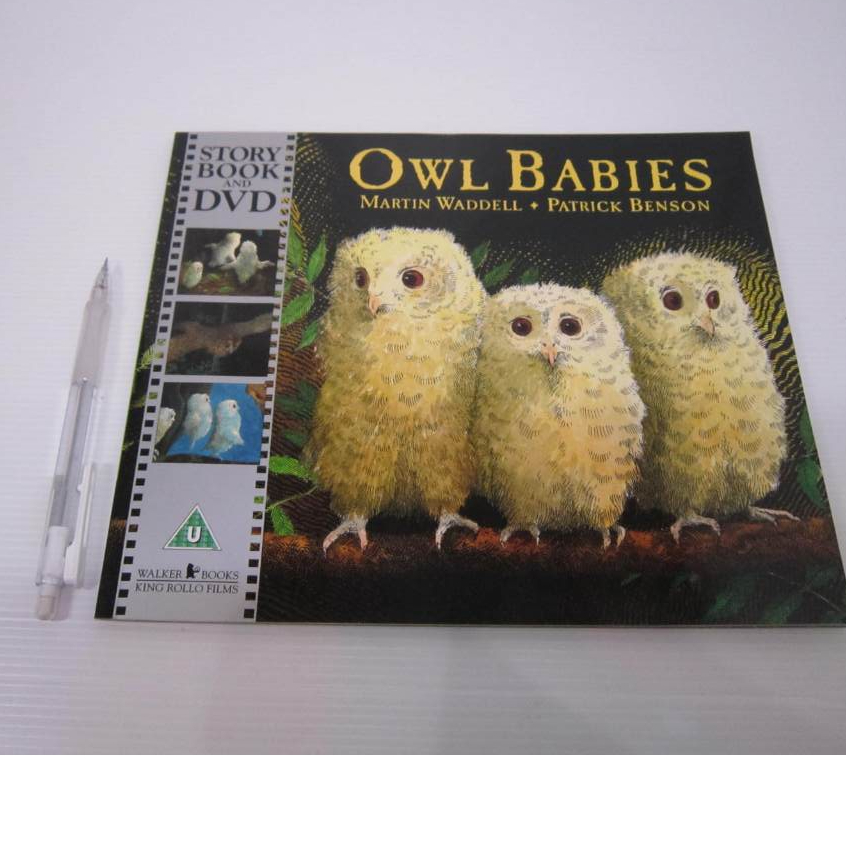「二手書」附DVD Owl babies Martin Waddell 英文繪本 walker books 小貓頭鷹 | 蝦皮購物