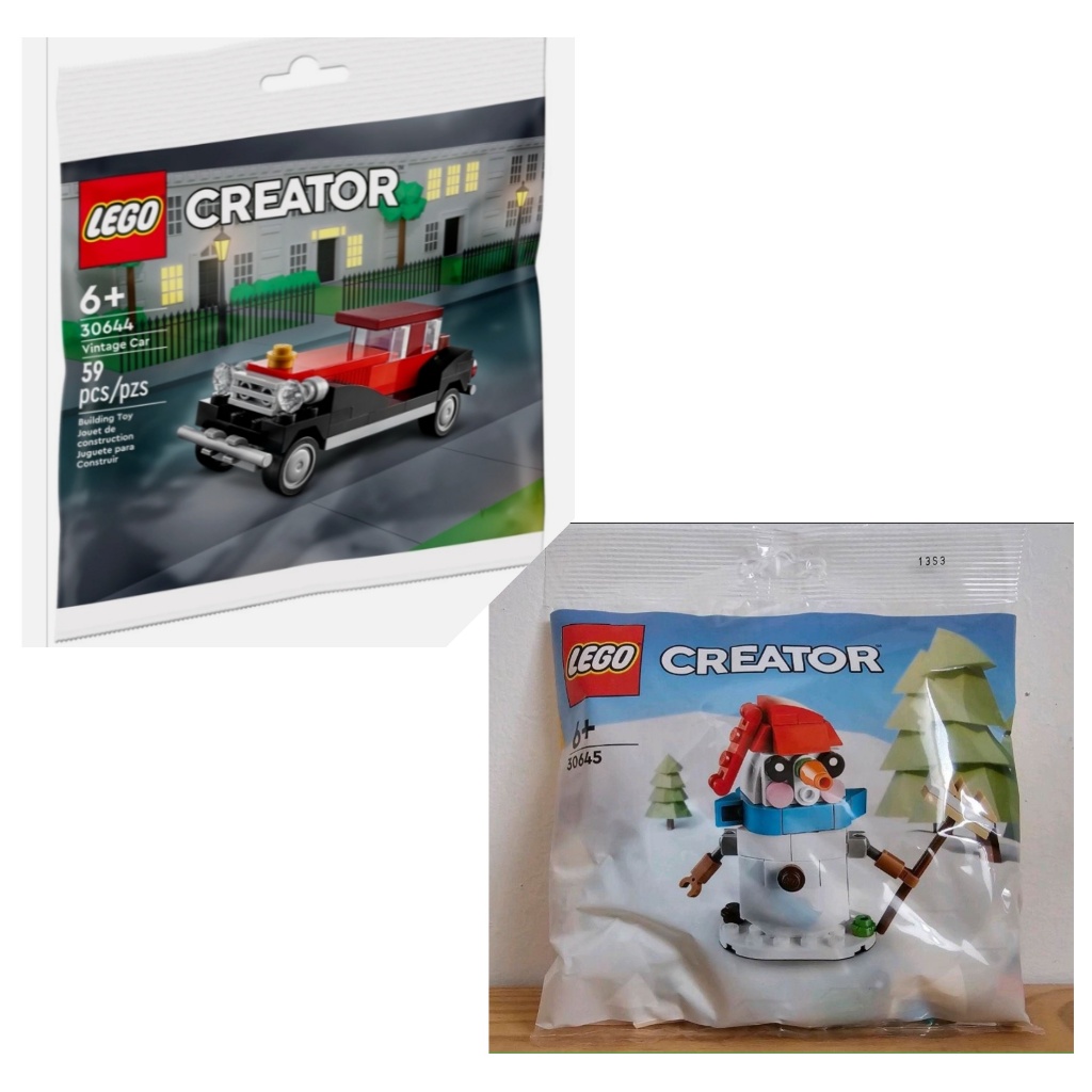 【免運】全新現貨 樂高 LEGO 30645 雪人 30644 老爺車 30585 消防車 30593 旋風忍者 | 蝦皮購物