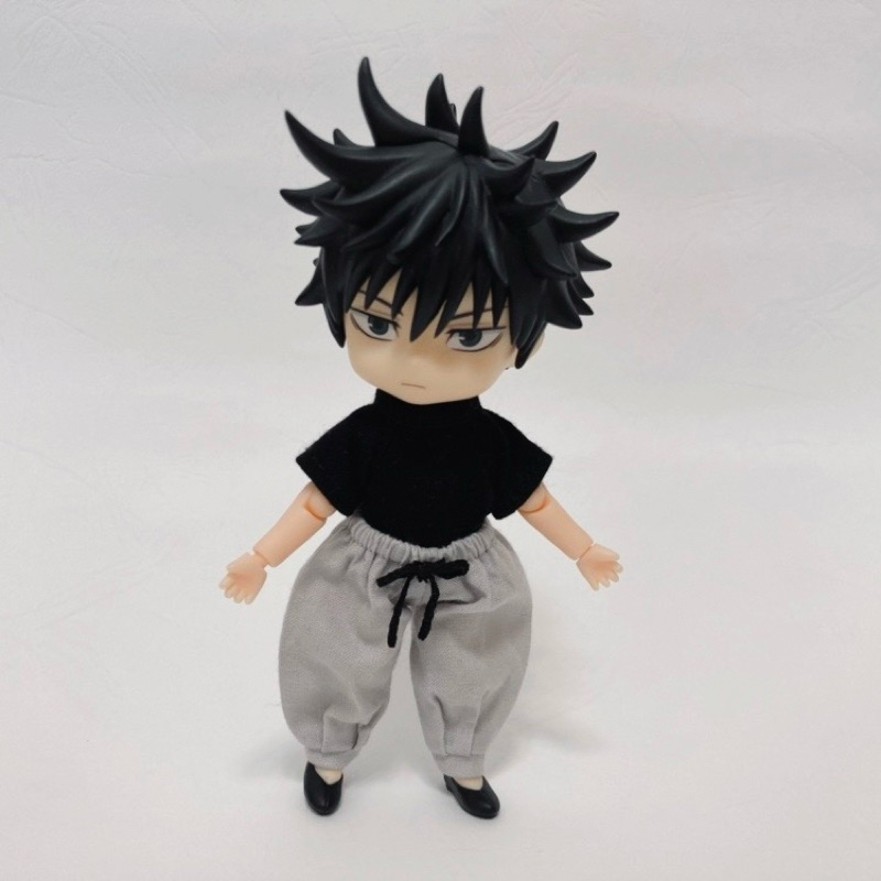 gsc/ob11娃用淺灰色綁帶功夫褲（非現貨） | 蝦皮購物