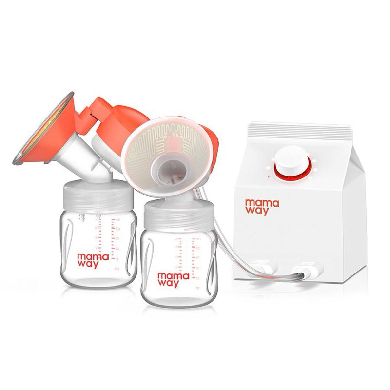Mamaway 熱敷雙邊電動吸乳器 | 蝦皮購物