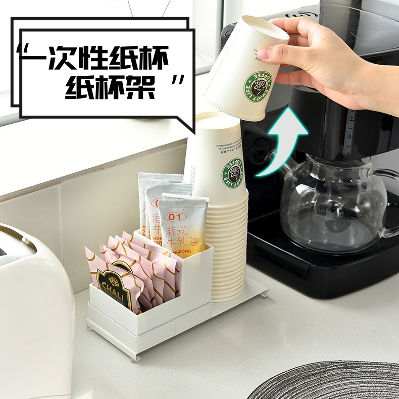 紙杯架 置杯架 取杯架 一次性杯子收納架 紙杯置物架 一次性紙杯架 防塵紙杯架 金屬紙杯架 店面吧檯咖啡杯架 紙杯收納 | 蝦皮購物
