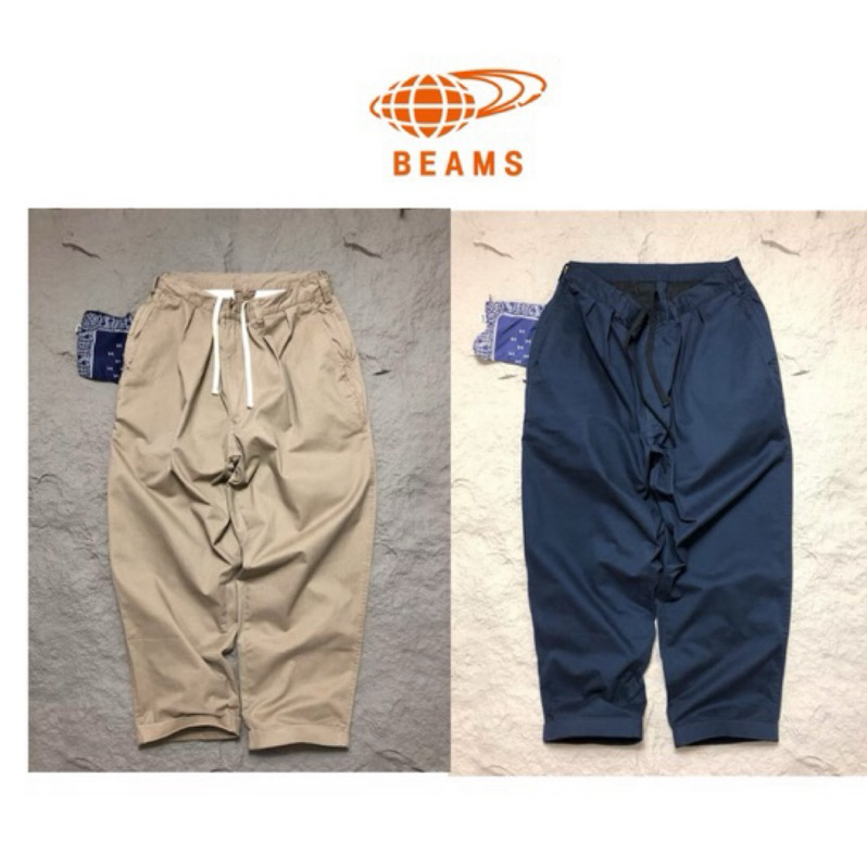 日本代購．BEAMS X SSZ PANTS 腰果口袋圖騰 潮流 正品 素面 工作褲 直筒 嗚嗚 | 蝦皮購物