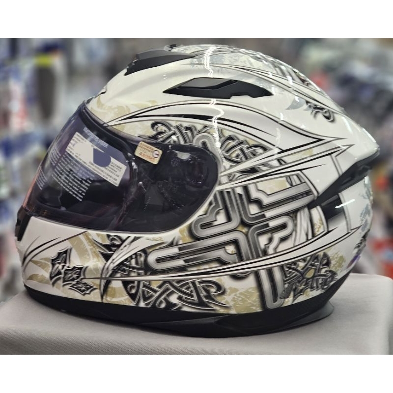 [力相安全帽 有實體店面 ]【特惠商品】M2R F2C全罩 #10未來圖騰 特價 現貨免運 雙D扣 | 蝦皮購物