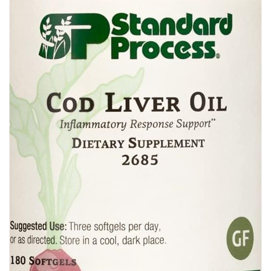 【美國導覽員】物流服務，魚肝油，180粒，Cod Liver Oil，DHA，EPA，Standard Process | 蝦皮購物
