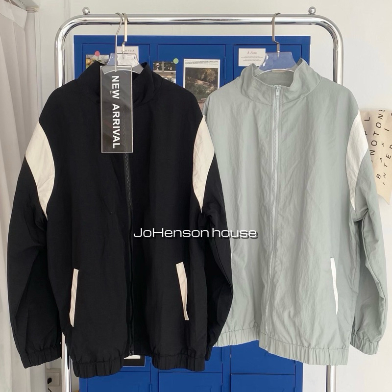 【JoHenson】槍背帶風衣外套 尼龍 防水 韓系 防風 百搭 | 蝦皮購物