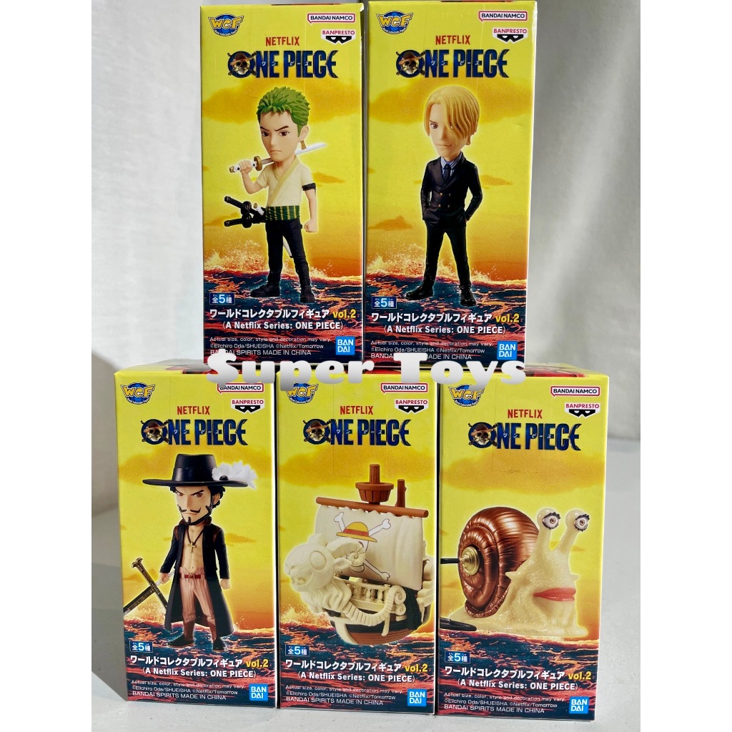 uper Toys》全新現貨 景品 海外限定 海賊王 航海王 Netflix 真人版 WCF vol.2 公仔 | 蝦皮購物