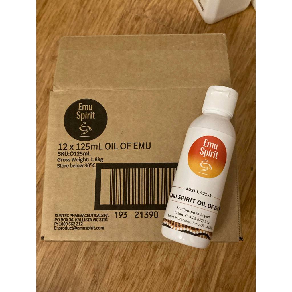 【澳洲原裝 】Emu Spirit 100%天然純鴯鶓油Emu Oil 125ml 超新鮮現貨不用等 | 蝦皮購物
