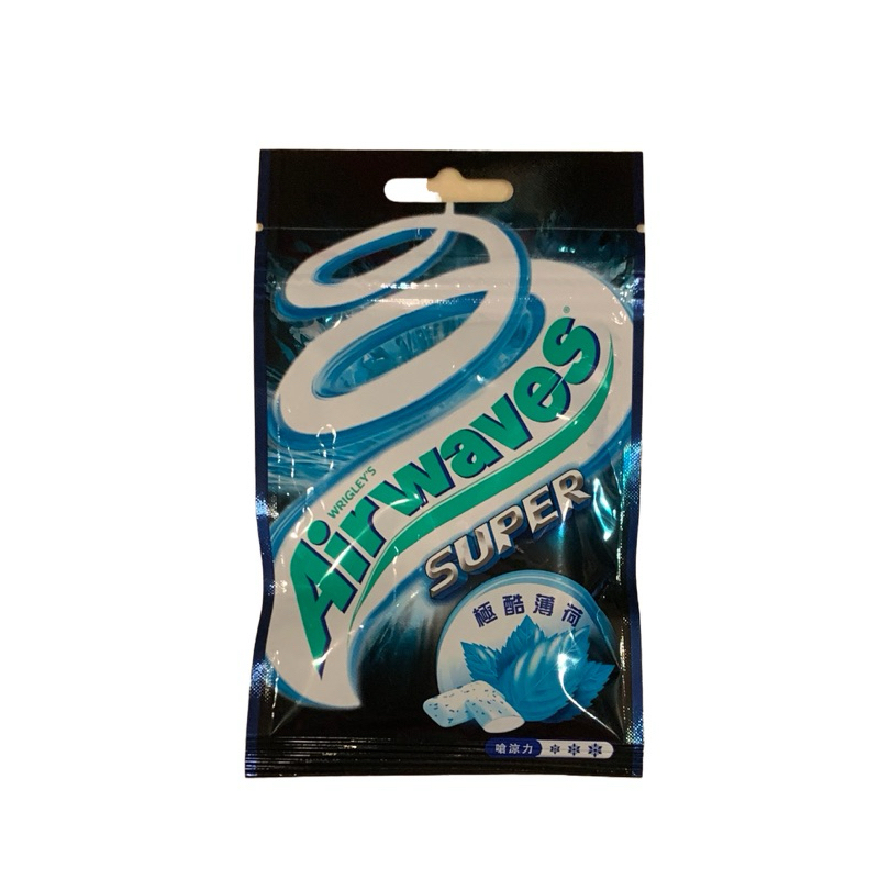 「可刷卡」 Airwaves super極酷嗆涼/超涼薄荷 無糖口香糖28g | 蝦皮購物