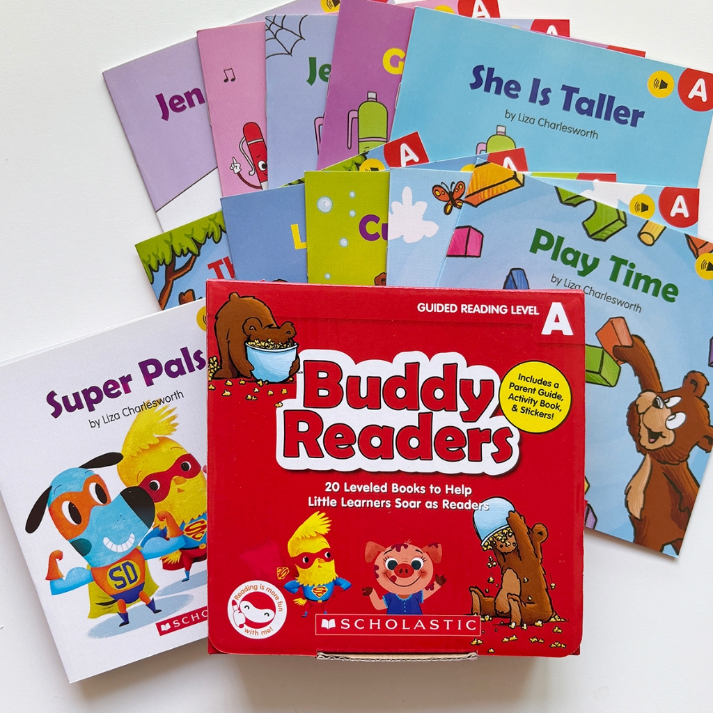 【9成新】學樂 Buddy Readers: Level A (20書+1練習冊+貼紙)點讀版不含點讀筆 | 蝦皮購物