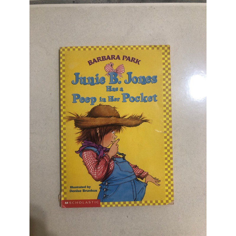 Junie B. Jones Has a Peep in Her Pocket英文橋樑書繪本故事書 | 蝦皮購物