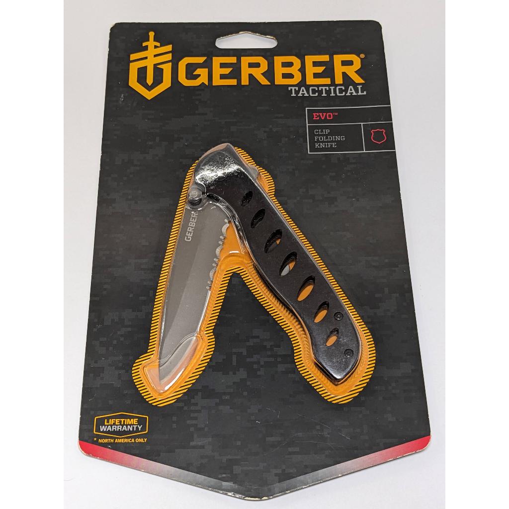 (全新) Gerber Evo Tactical 輕量化戰術折刀 3.43" 半齒半刃 | 蝦皮購物