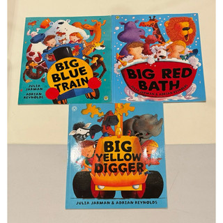 英文童書/繪本 Big Blue Train、Big Red Bath、Big Yellow Digger三本合售折扣 | 蝦皮購物