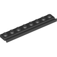 4286009 LEGO 樂高 4510 黑色 薄板附門軌 Plate Mod 1x8 Rail | 蝦皮購物