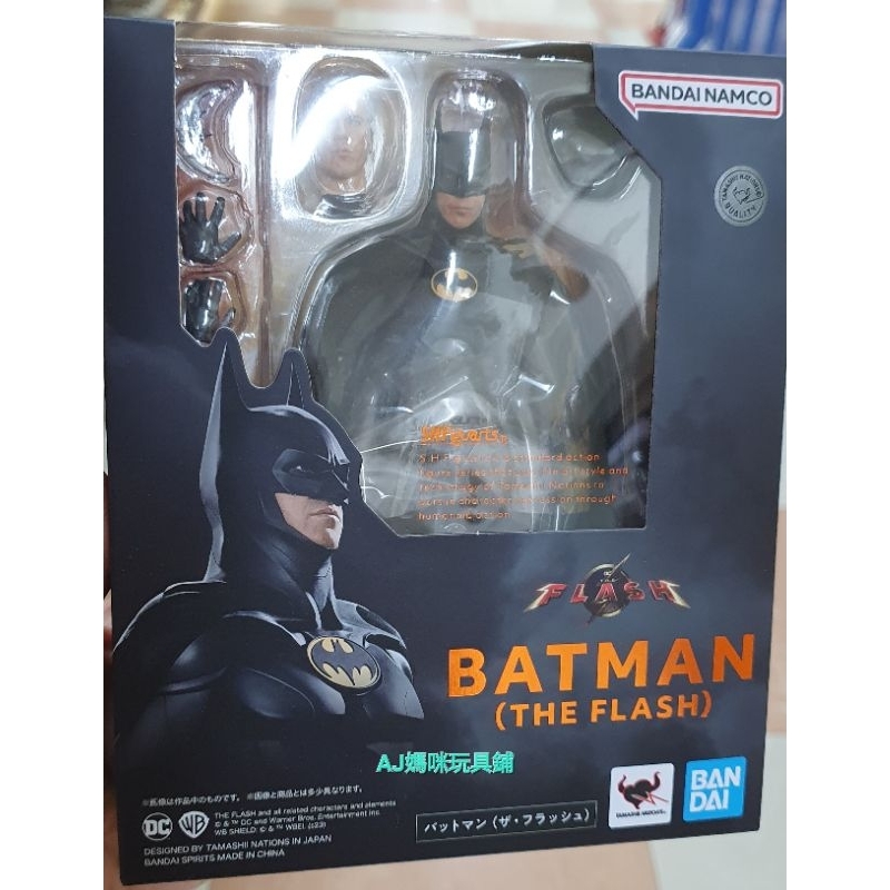 《AJ媽咪玩具鋪》現貨 萬代 S.H.F SHF 蝙蝠俠 閃電俠 電影 米高基頓 BATMAN THE FLASH 可動 | 蝦皮購物