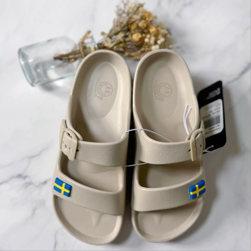 全新現貨 拖鞋 23cm ChooSmile瑞典雙帶厚底拖鞋 休閒鞋 透氣 輕量 彈力 AASTOR | 蝦皮購物