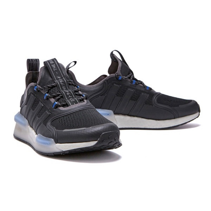 adidas 休閒鞋 NMD V3 黑 藍 愛迪達 HP4316 三葉草 男鞋 反光 Boost 運動鞋 us9.5 | 蝦皮購物