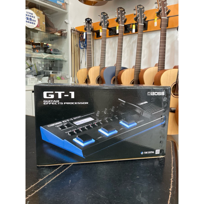 三一樂器 Boss GT-1 電吉他 綜合效果器 加贈專用變壓器 BOSS GT1效果器 現貨免運 | 蝦皮購物