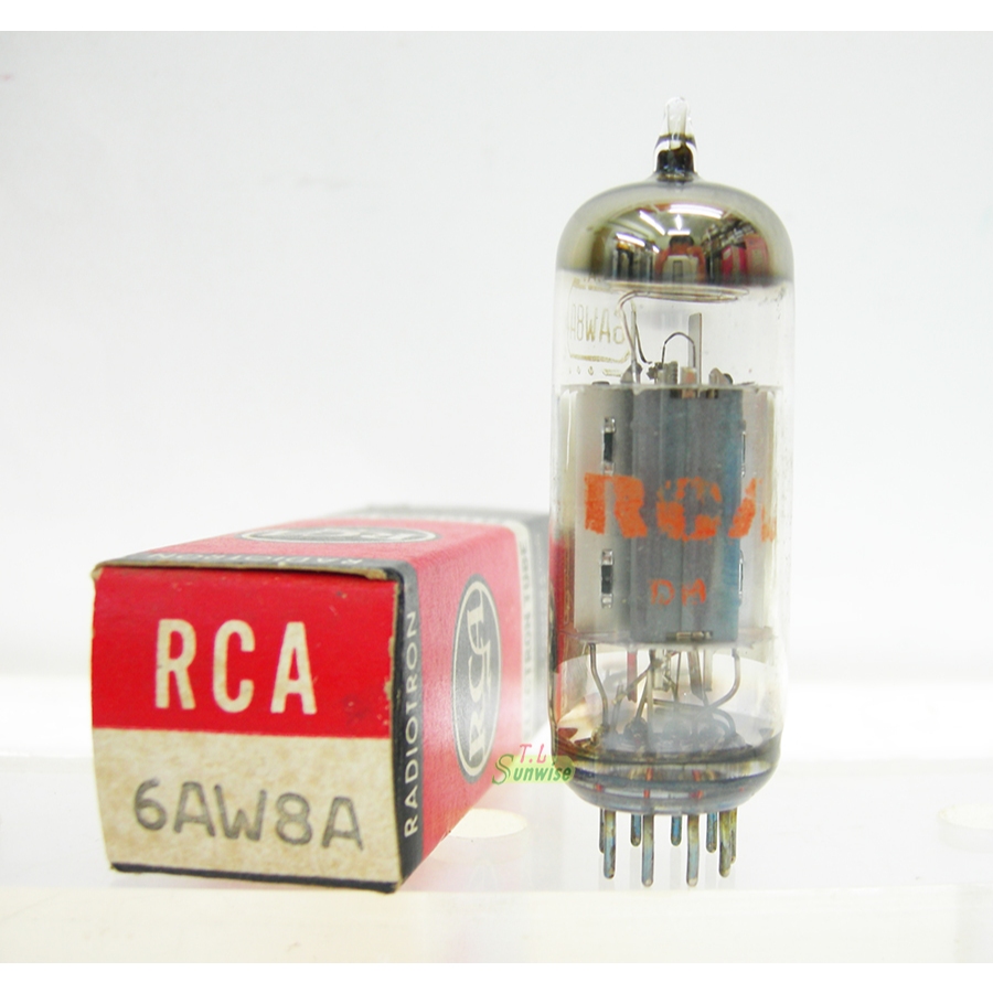 台灣現貨 6AW8 ︽NO:9723 美國 RCA 6AW8A (NIB) 真空管 黑屏 搭橋燈絲 圓形除氣片 一標1只 | 蝦皮購物