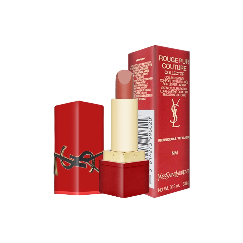 YSL聖羅蘭｜2024情人節限量 奢華緞面唇膏 3.8g #NM【公司貨】 | 蝦皮購物