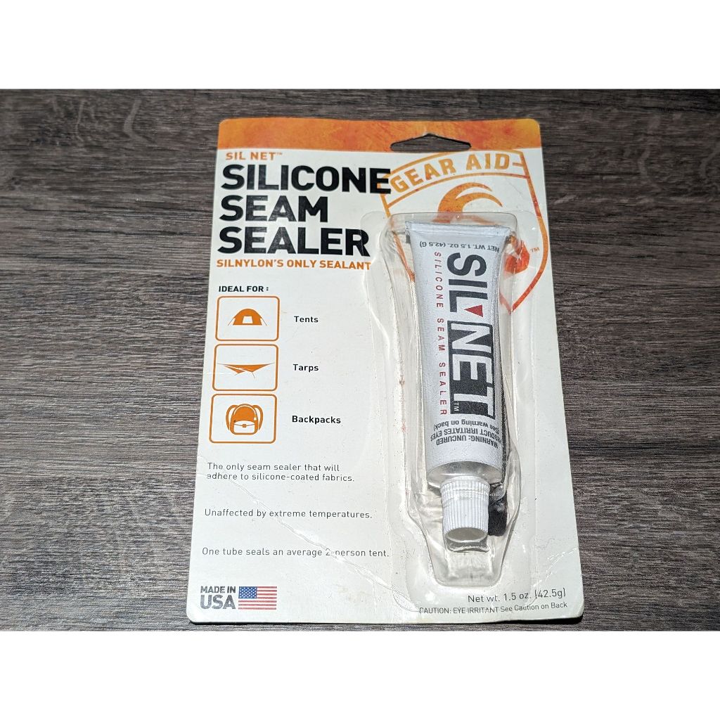 Silnet 矽膠尼龍製品修補膠 矽膠塗膜專用 矽膠縫線膠 Silicone Tent Sealant 1.5oz | 蝦皮購物