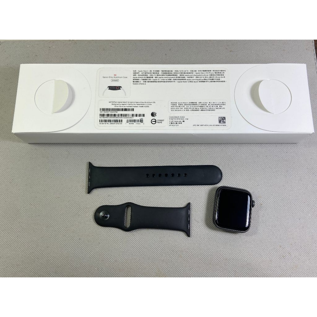 Apple Watch SE (LTE版) 44mm A2352蘋果手錶 黑色 插卡通話版 | 蝦皮購物