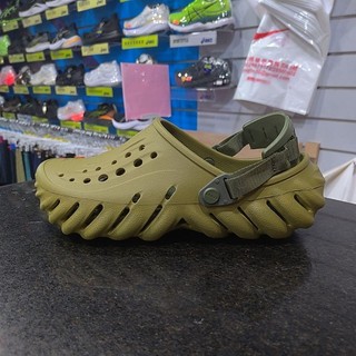 CROCS 卡駱馳 ( 中性鞋 ) ECHO波波克駱格 207937-3UA 蘆薈綠 | 蝦皮購物