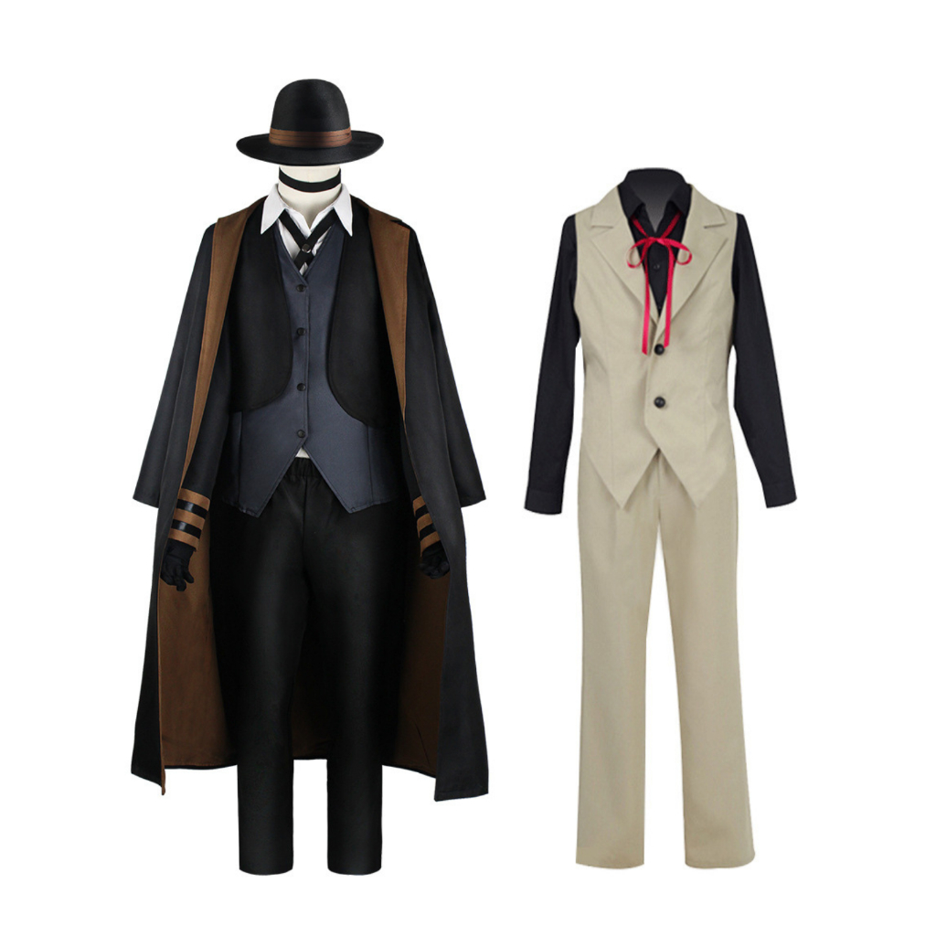 文豪野犬 發票 Wula烏拉 武裝偵探社 太宰治 國木田獨步衣服 中原中也 Ccosplay 文豪野犬服裝 國木田獨步 蝦皮購物