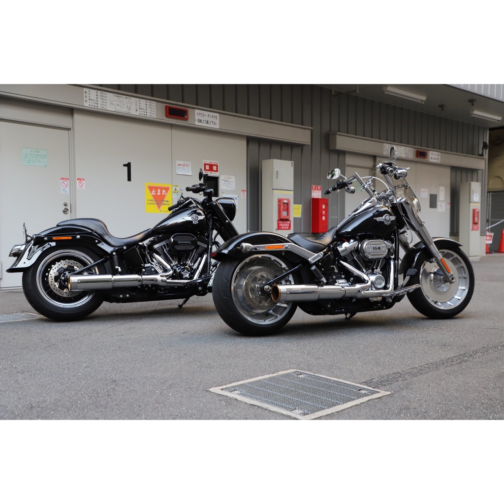 Motor Stage Baby Bazooka 哈雷 M8 Softail 車系專用 純銅日本製 二合一 全段大砲管 | 蝦皮購物