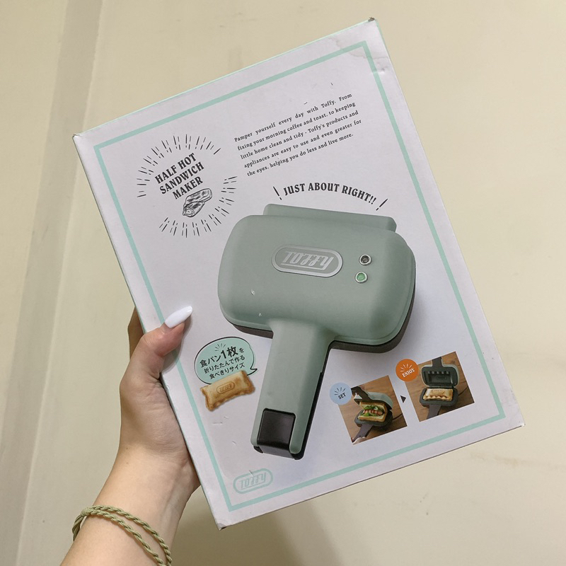 Toffy-單片熱壓三明治機K-HS3蘋果綠 | 蝦皮購物