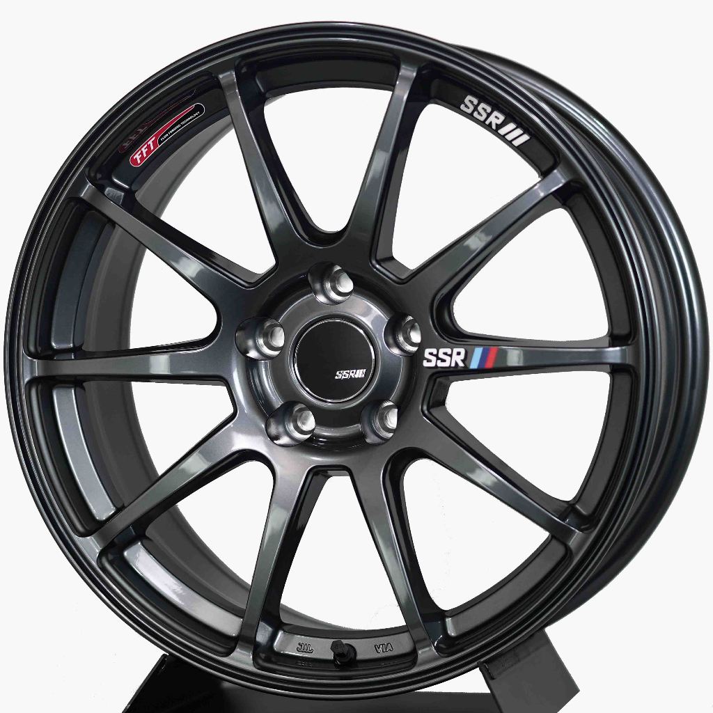 【頂尖】全新 SSR鋁圈 GTV02 18吋鋁圈 8.5J 5X114.3 ET40/5X108 ET42 亮灰 亮鐵灰 | 蝦皮購物