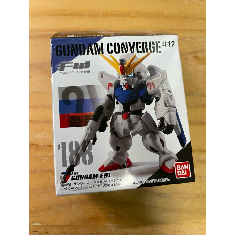 FW GUNDAM CONVERGE #12 188號 F91 鋼彈 模型 盒玩 扭蛋 | 蝦皮購物