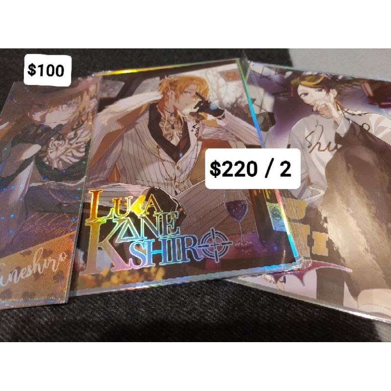 Nijisanji EN 彩虹社 luxiem Shu Luca 同人 色紙 雷射票 | 蝦皮購物