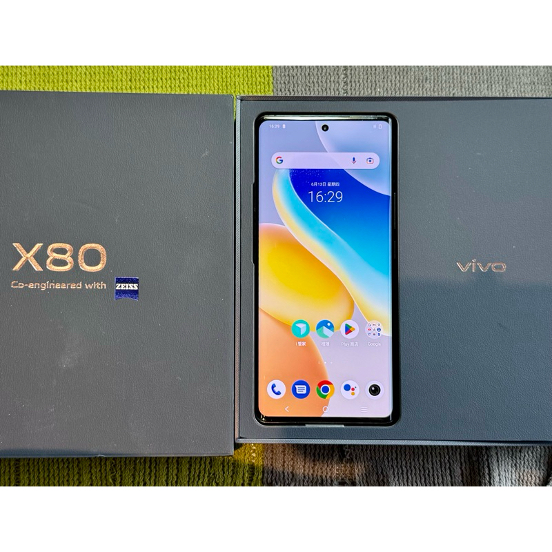 Vivo X80 5G 12G 256G 9成新 黑 雙卡雙待 臉部辨識 vivoX80 X 80 v2144 2144 | 蝦皮購物