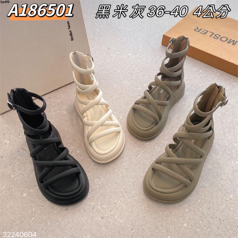 【Joyishoes】台灣出貨 羅馬涼鞋 仙女風平底涼鞋 羅馬鞋 厚底涼拖鞋 厚底羅馬鞋 涼鞋 厚底涼鞋#6501 | 蝦皮購物