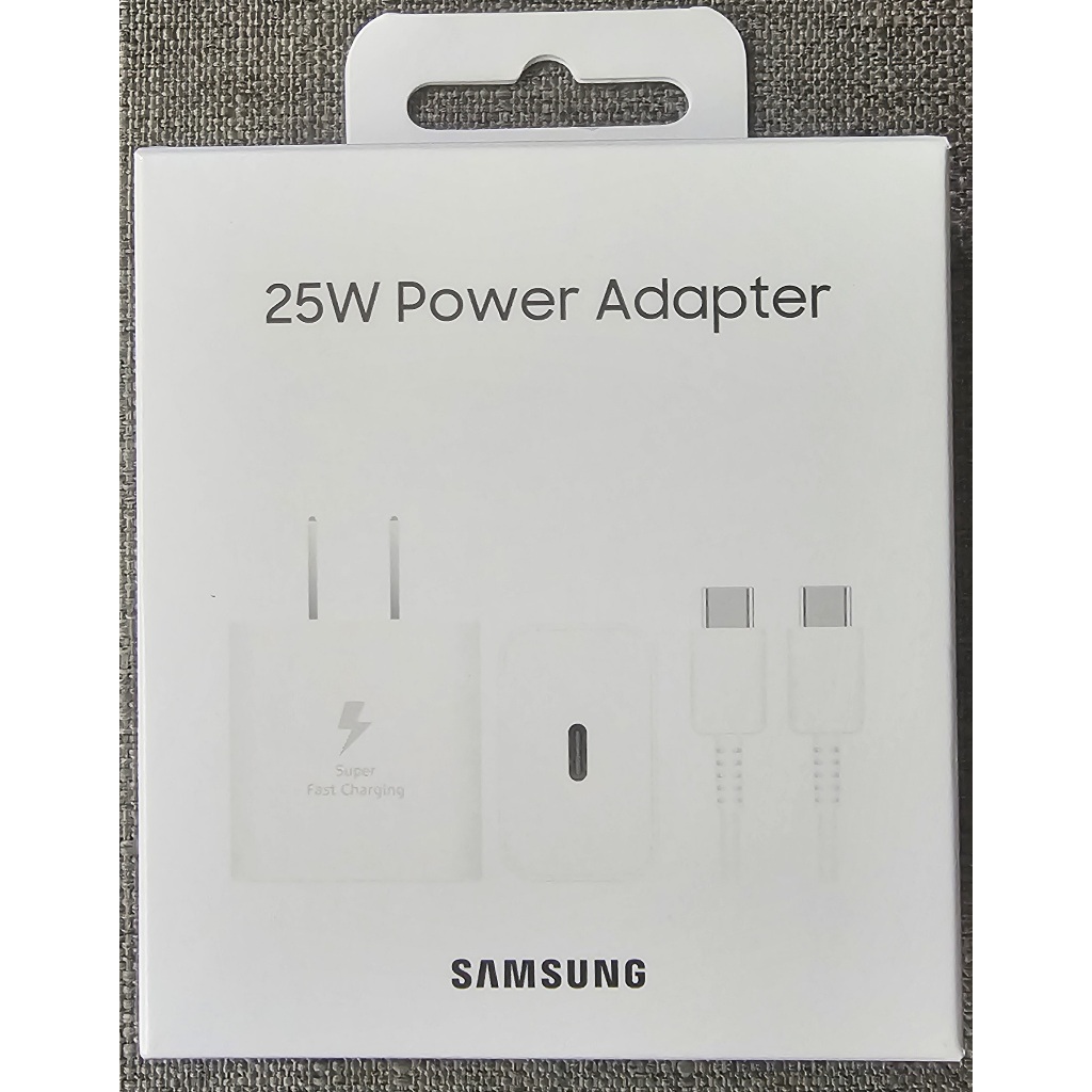 三星原廠 25W快充旅充組 EP-T2510 ep-t2510 (充電頭+Type C轉Type C 5A傳輸線) | 蝦皮購物