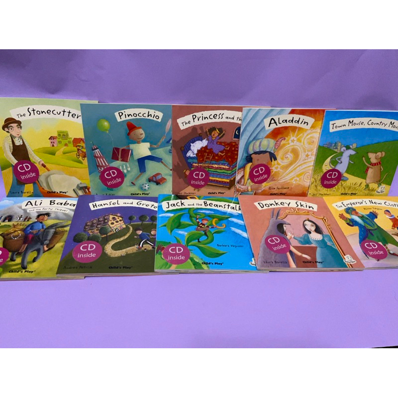 Child’s Play Flip-Up Fairy Tales 經典童話翻翻書有聲套書（39書+39CD | 蝦皮購物