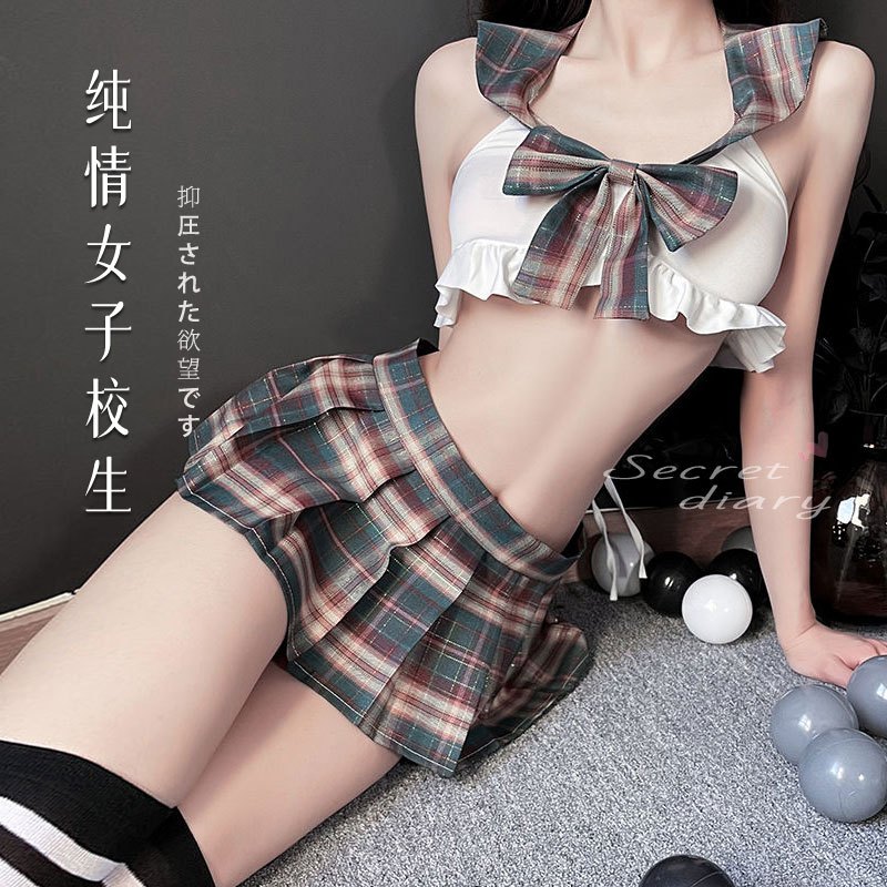 🌸祕密日記🌸台灣24H出貨🔥JK學生制服 情趣內衣 角色扮演情趣角色服 百褶短裙 制服情趣 屁股蛋 女學生 清純 | 蝦皮購物