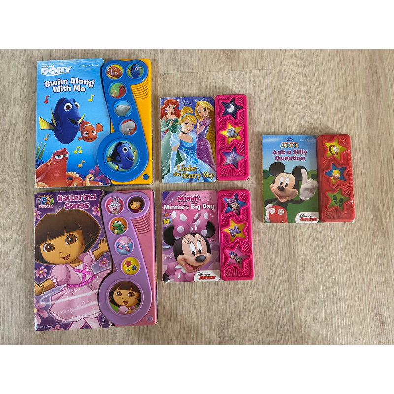 二手 迪士尼有聲書 Dora Minnie Mickey Princess Dory | 蝦皮購物