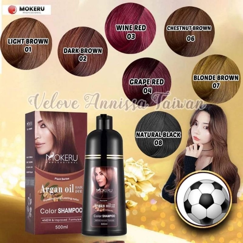 MOKERU HAIR COLORING SHAMPOO | 蝦皮購物