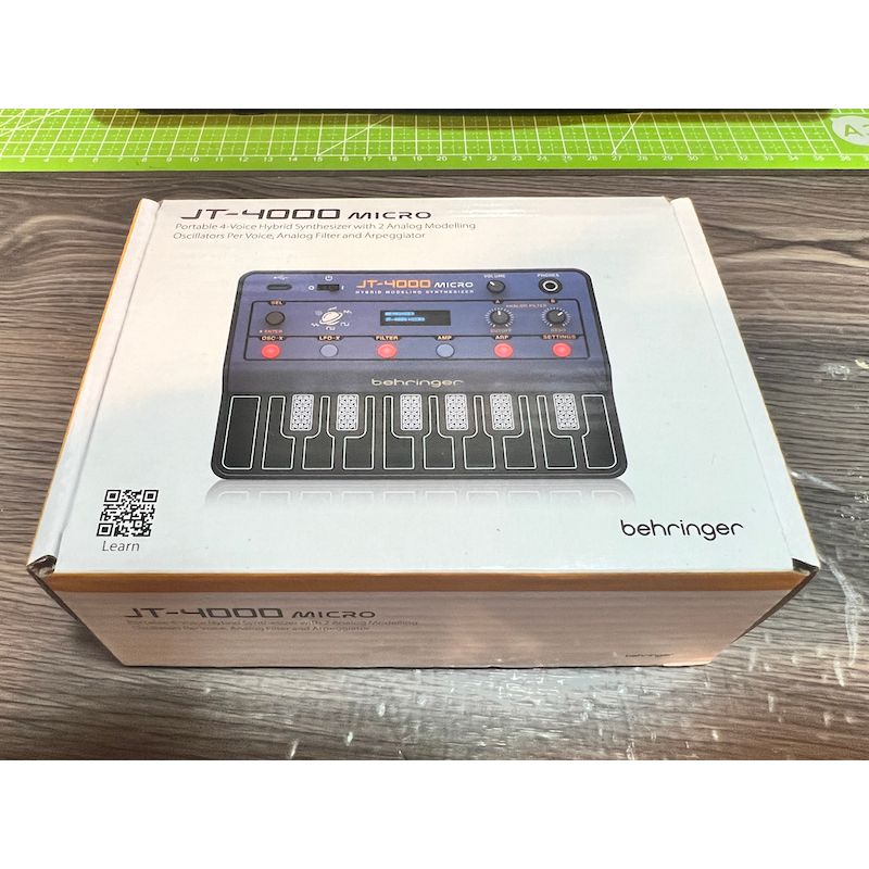 『只拆封9.9成新』Behringer JT-4000 Micro 迷你掌上型合成器 JT4000 微合成器音源（含運） | 蝦皮購物