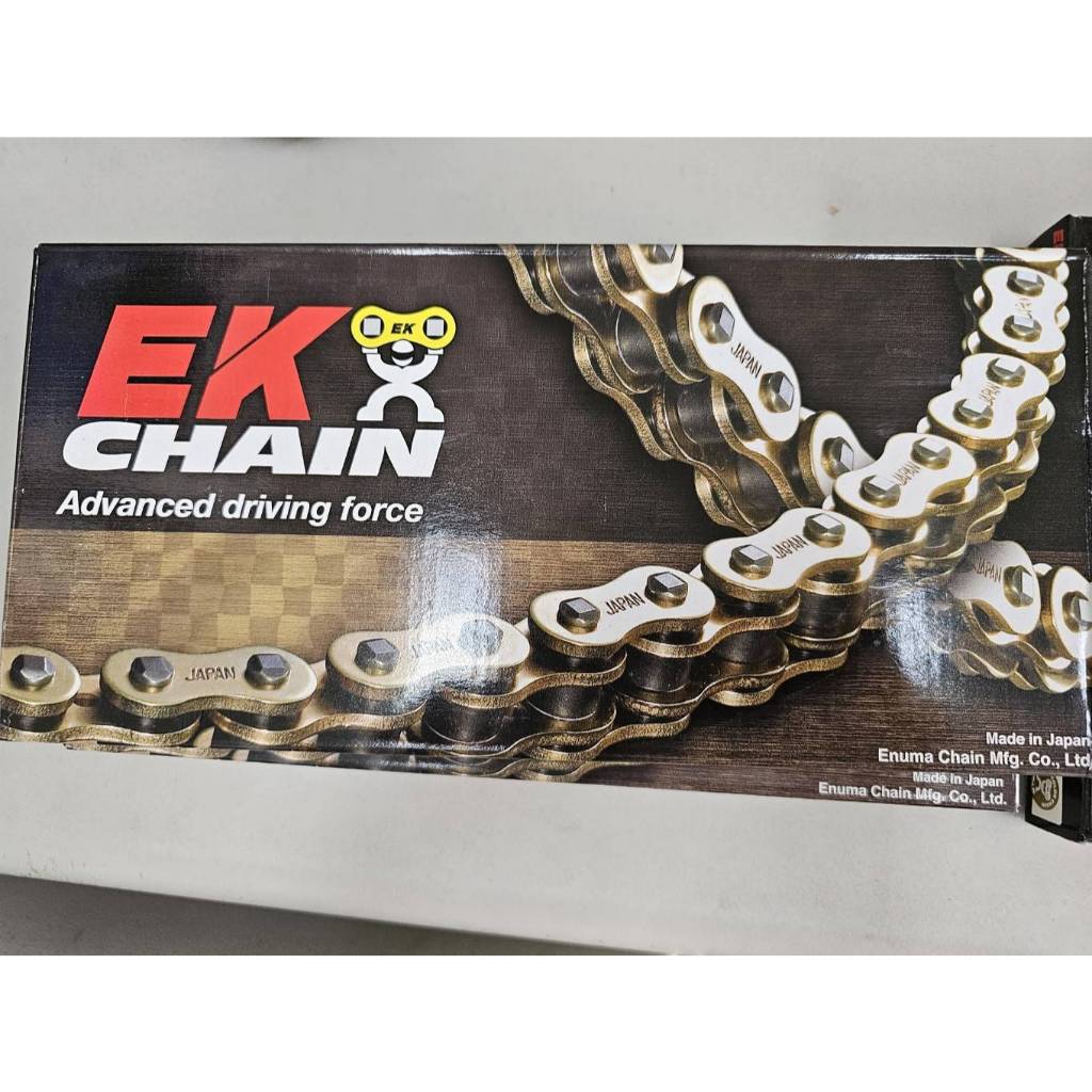 高雄[哈利輪胎]日本EK 520LMX 鏈條 120目 黃金色 / 銀色 競賽油封輕量化鏈條 | 蝦皮購物