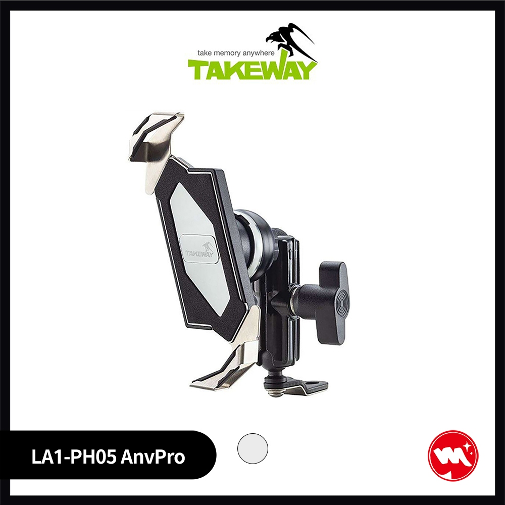 【膜力紅】Takeway LA3-PH05 AnvPro 黑隼Z手機座-雙磁浮 機車用手機架 高抗震 (防盜後照鏡版) | 蝦皮購物