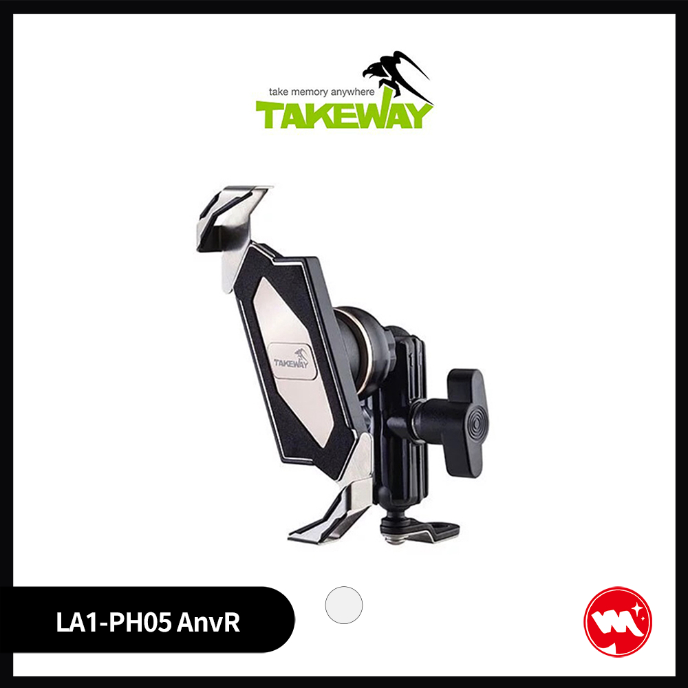 【膜力紅】Takeway LA1-PH05-AnvR 黑隼Z手機座-逆磁浮 機車用手機架 頻繁拆拔適用 (後照鏡普通版) | 蝦皮購物