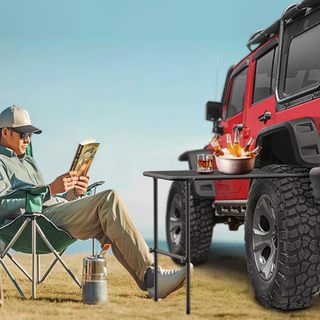 【時刻戶外】進貨中 輪胎桌鐵網桌 Tire-Mounted Table 汽車機車 輪胎桌 車邊桌 車輪桌車胎桌 野營車宿 | 蝦皮購物