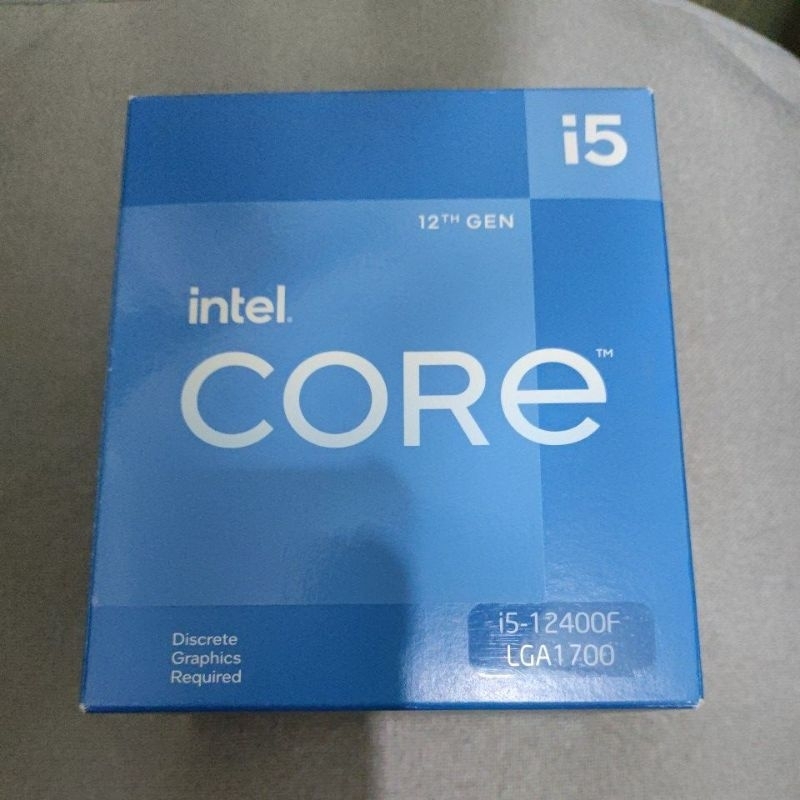 Intel Core i5-12400F CPU 完整盒裝 含原廠風扇 | 蝦皮購物