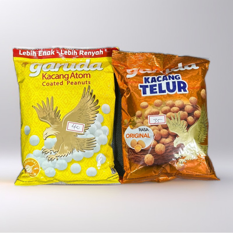 GARUDA KACANG ATOM ORIGINAL 花生(原味)（酥皮） 130g COATED PEANUTS | 蝦皮購物